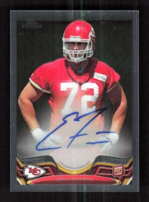 2013 Topps Chrome #166 Eric Fisher RC Rookie Auto #'d /447 | eBay