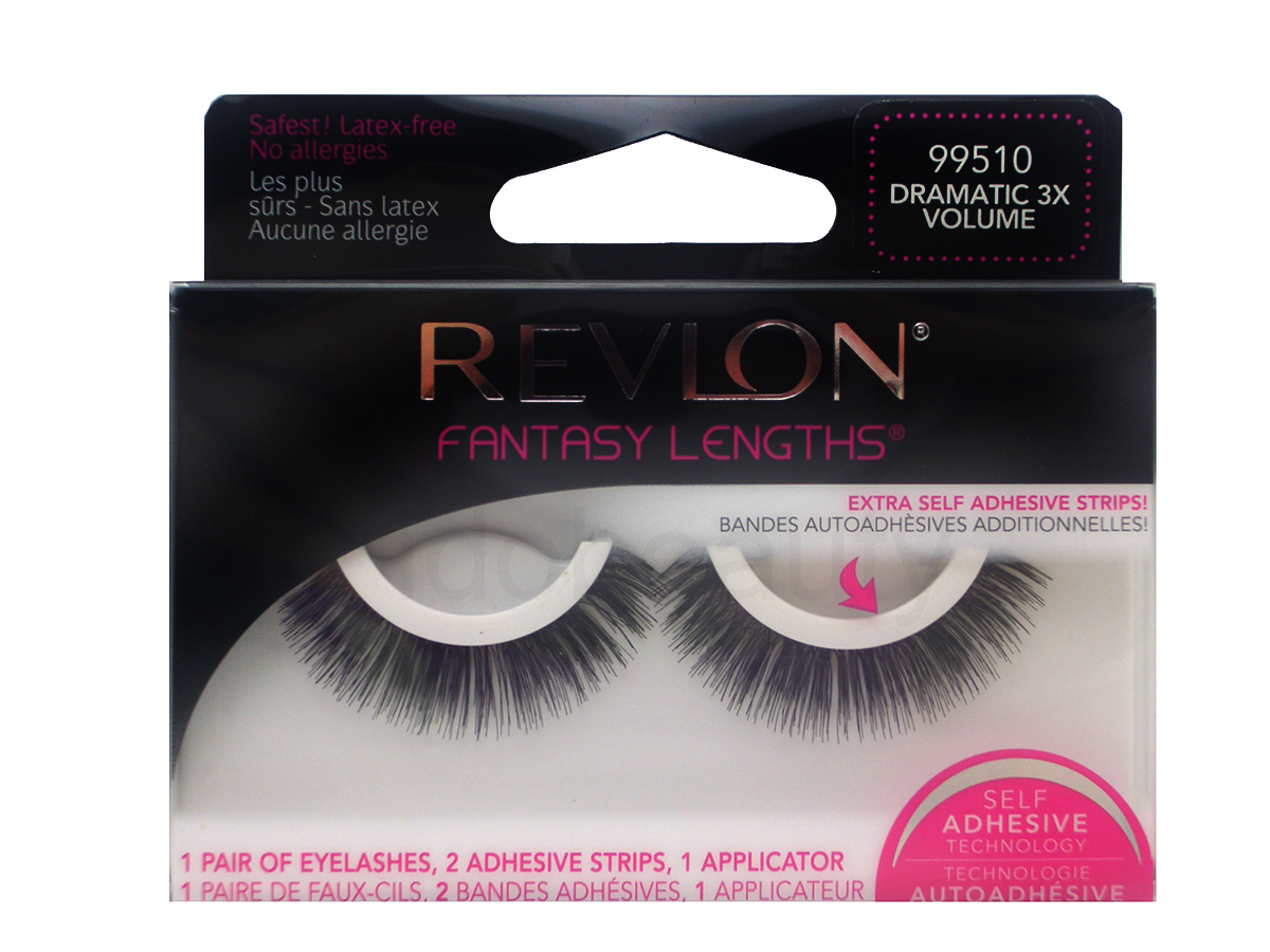 REVLON FALSE EYELASHES EYELASH EYE LASH LASHES DRAMATIC 3X VOLUME 99510 ...