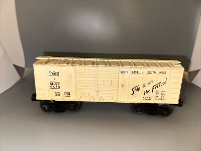 LIONEL O SCALE FRISCO SL-SF 6014 WHITE BOX CAR | eBay