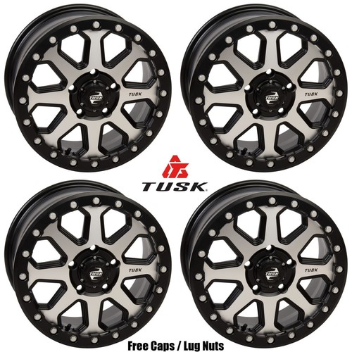 Tusk Uinta Machined Beadlock Wheels Rims Rim 15x7 6+1 Polaris RZR Pro R Turbo R | eBay
