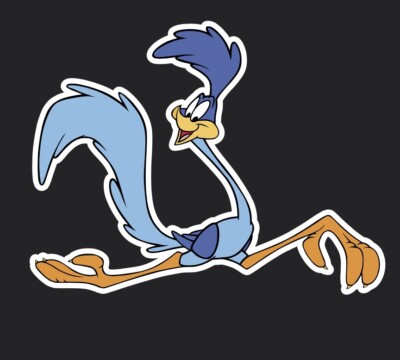 The Road Runner Sticker Decal Bumper Laptop Phone Love Truck Helmet ...