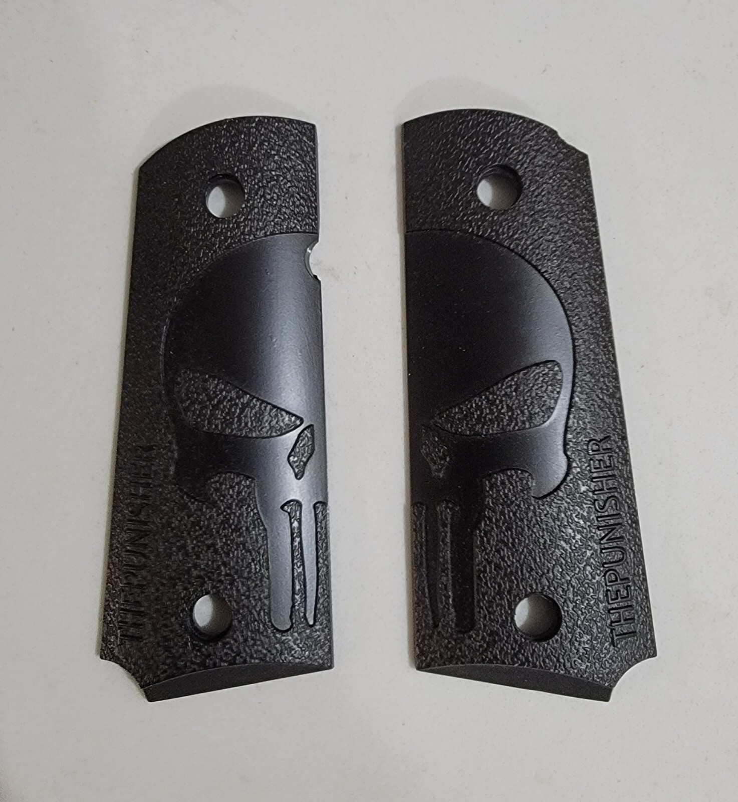 Metal 1911 Grips Colt Springfield Compact Black grips 1911 screws ...