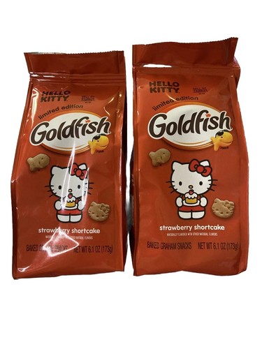 X2 Hello Kitty Goldfish Strawberry Shortcake Limited Edition Exp 1/26 ...