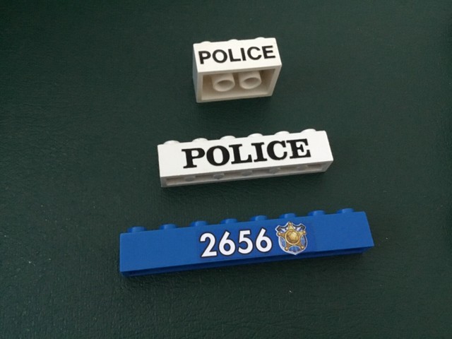 Lego City POLICE SIGN PRINTED FIRST RESPONDERS TILE LOT of 3 | eBay