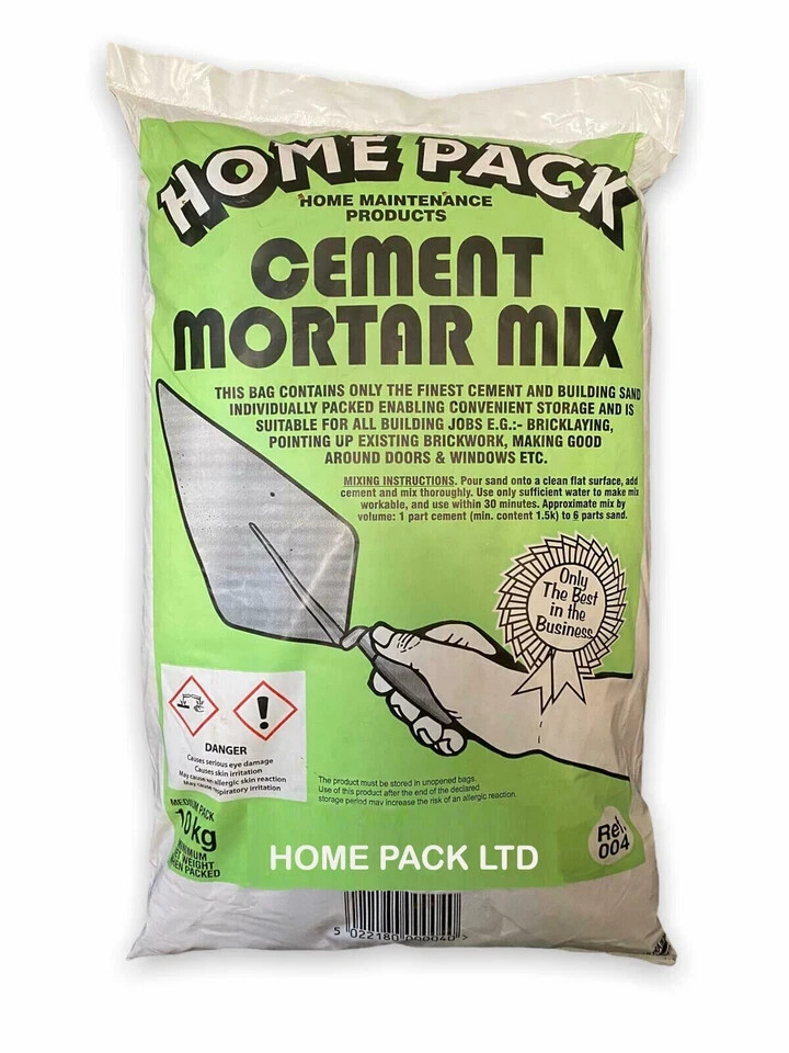 Home Pack Mortar Mix Cement and Sand Ready to Use 5, 10, 20 kilograms ...