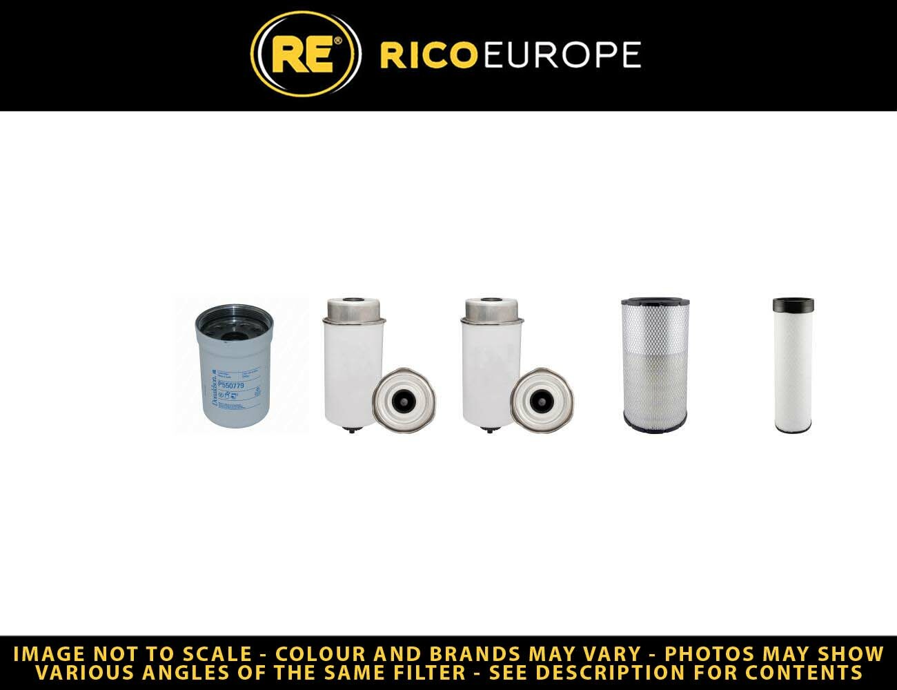 Filter Kit Fits TIMBERJACK 1110 D Air Oil Fuel w/JD 6068 Eng SN 2301 ...