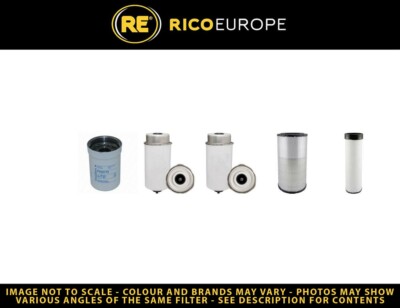 Filter Kit Fits TIMBERJACK 1110 D Air Oil Fuel w/JD 6068 Eng SN 2301 ...