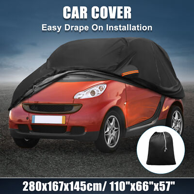 Waterproof 210D-PU Oxford Full Car Cover for Smart Fortwo 2007-2024 ...