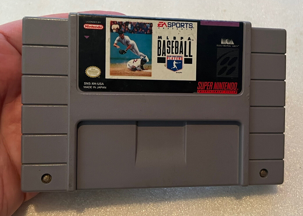 MLBPA Baseball (Super Nintendo Entertainment System, 1994) Authentic ...