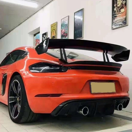 Carbon Fiber GT Wing GT4 Type For Porsche 2016 Trunk Spoiler Splitter ...