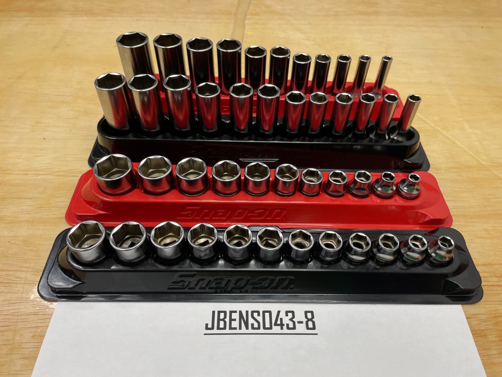 Snap-on Tools USA NEW 46pc 3/8" Drive Metric & SAE Shallow / Deep ...