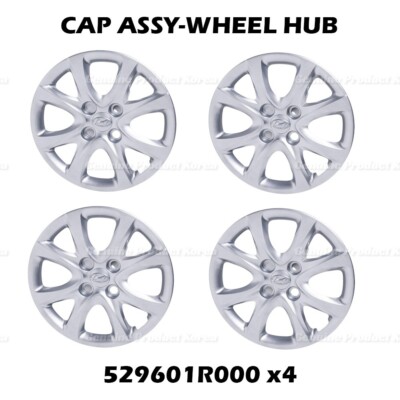 ⭐Genuine⭐ Wheel Hub Cap Cover 529601R000 4P 1SET for Hyundai Accent ...