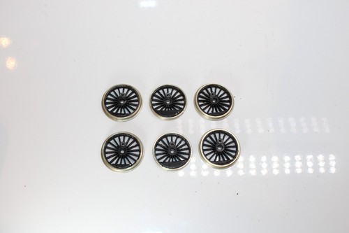 4mm Romford Loco Driving Wheels 6 x 24mm 18 Spoke 3 Ins & 3 Live - 2 ...