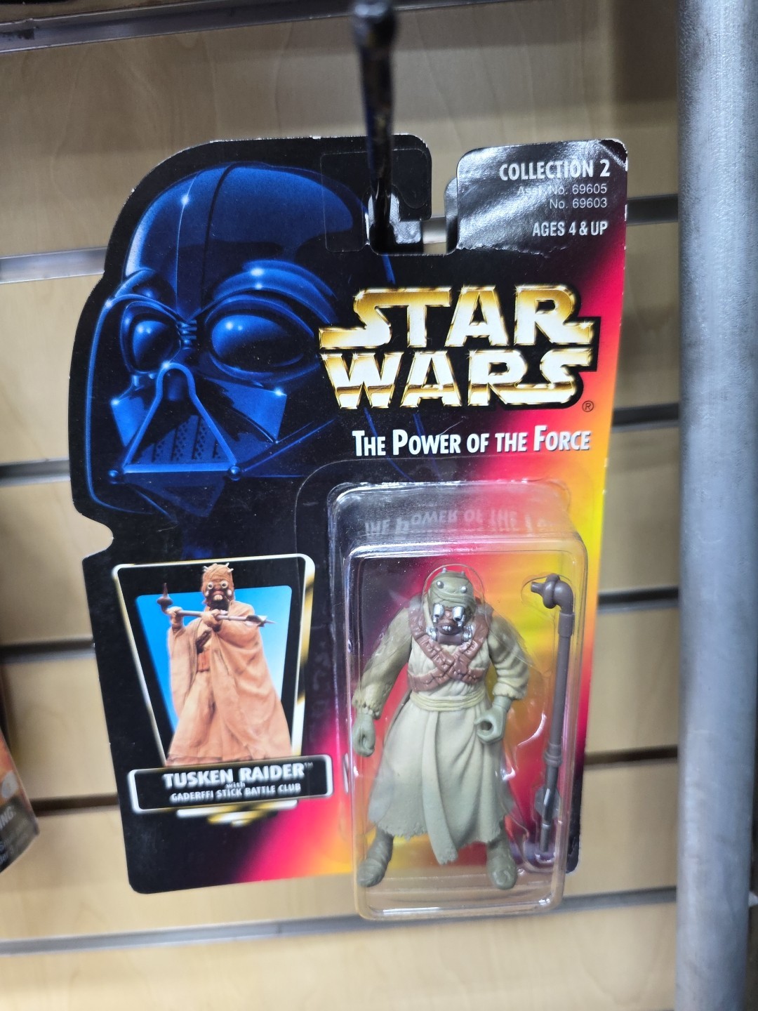Kenner Tusken Raider With Gaderffi Stick Battle Club Action Figure ...