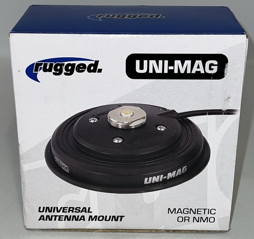 UNI-MAG Universal NMO Antenna Mount Magnetic Base 13' RG-58 Coax Cable ...