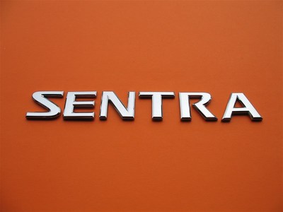 07 08 09 10 11 12 NISSAN SENTRA REAR LID EMBLEM LOGO BADGE SIGN SYMBOL ...