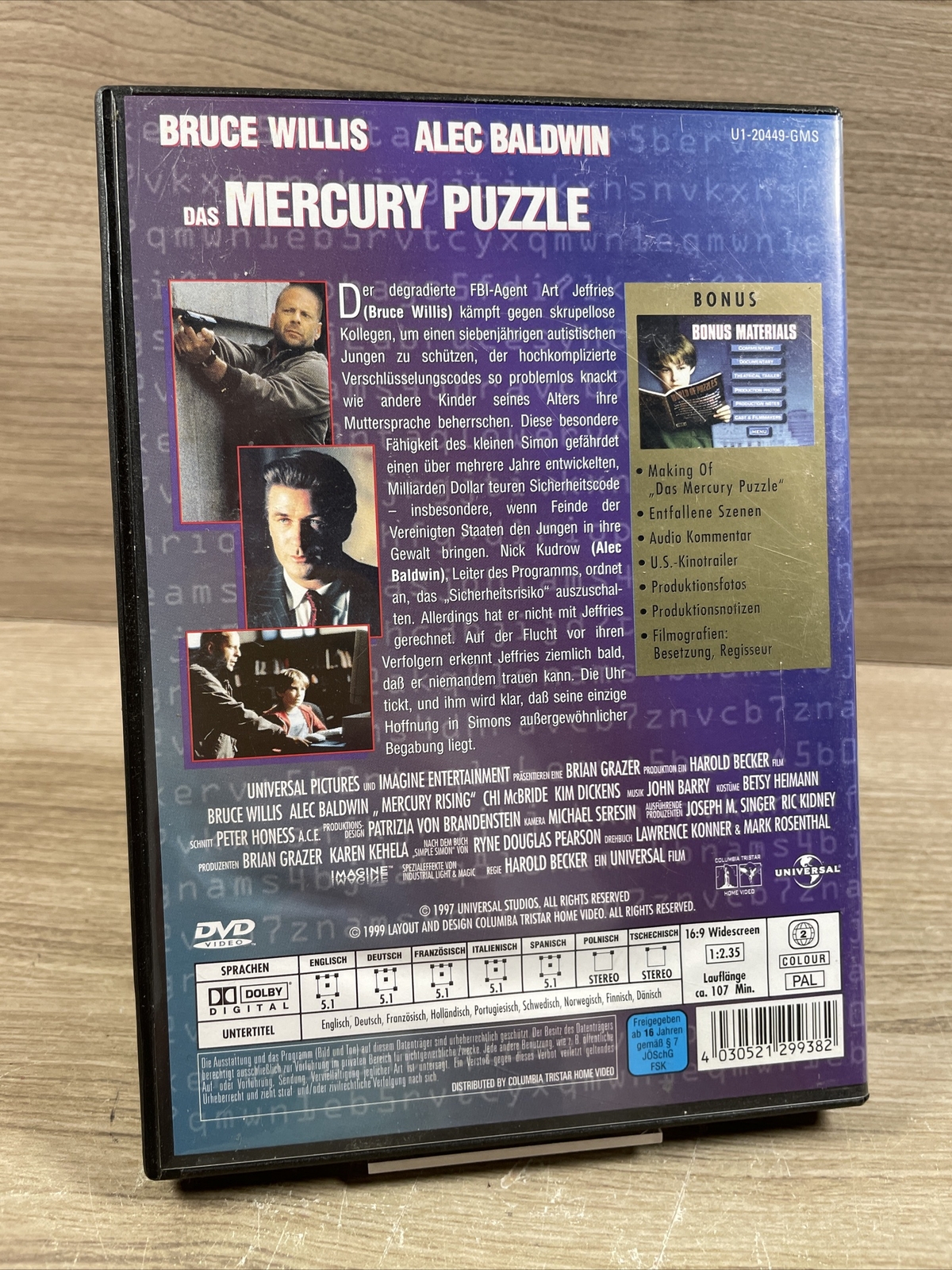 DVD • Das Mercury Puzzle - Collector's Edition #M51 | eBay.de