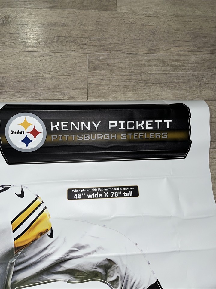 Pittsburgh Steelers Kenny Pickett Fathead Decal 48x78 | eBay