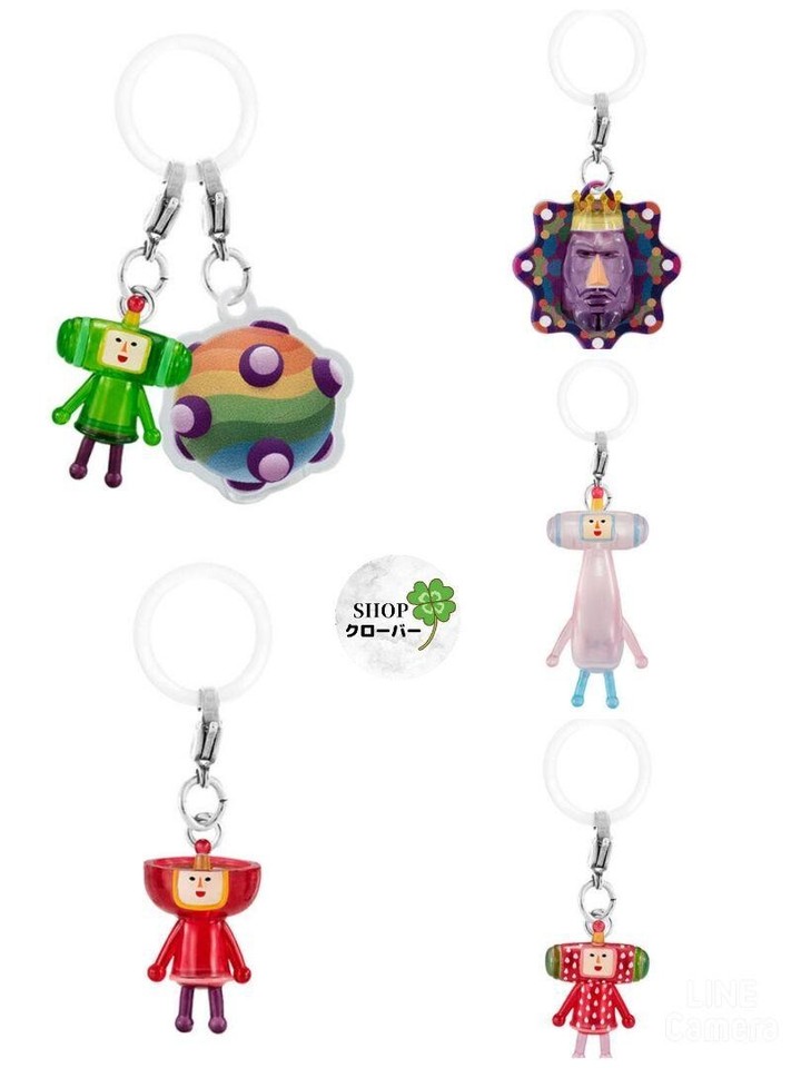 Katamari Damacy Mejirushi Accessory Complete Set 5 Gashapon Toy Japan ...