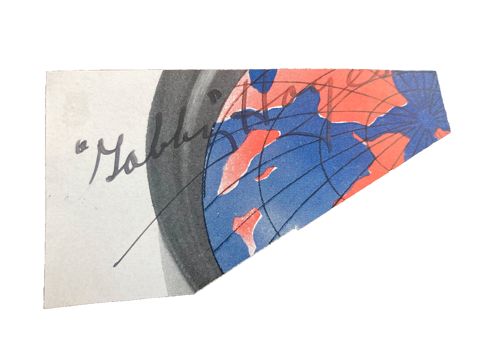 George "Gabby" Hayes Signed Autograph Signature 3.5x.75" Vintage Cut ...