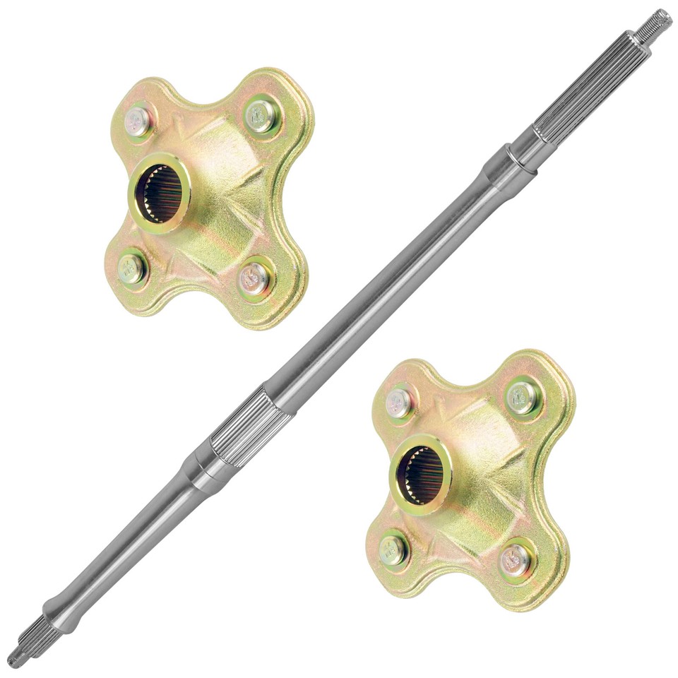 2 1995-2005 Yamaha Wolverine 350 YFM350FX Rear Wheel Axle W/ Hub ...