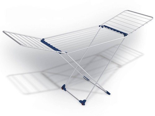 Gimi Aluminum Drying Rack Tempo With Extensions And Wheels | eBay