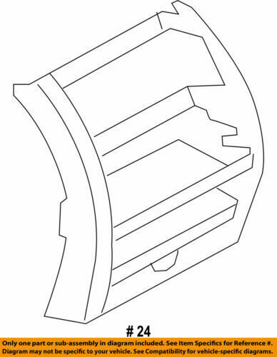 OEM BMW HYBRID F10 F11 F18 518D 520D COVER CENTER CONSOLE REAR ...