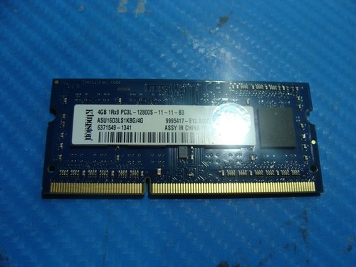Asus X550DP-FH11 Kingston 4GB Memory Ram So-Dimm pc3l-12800s ...