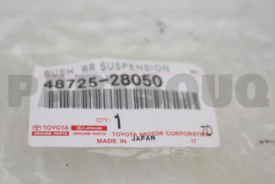 4872528050 Genuine Toyota BUSH, REAR AXLE CARRIER, RH/LH 48725-28050 | eBay