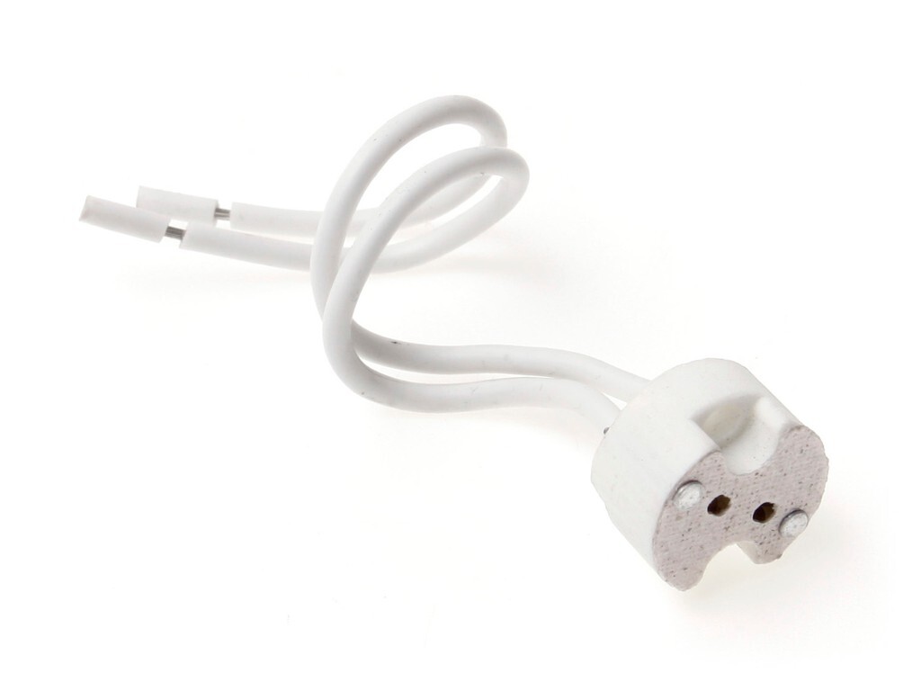 10x MR16 GU5.3 SOCKET LED BULB HALOGEN LAMP HOLDER 12V 14CM WIRE ...