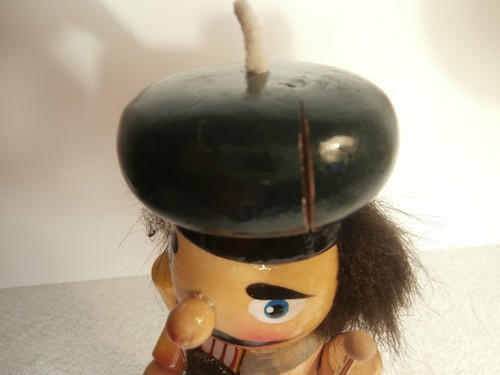 WOODEN NUTCRACKER FISHERMAN 10" | eBay