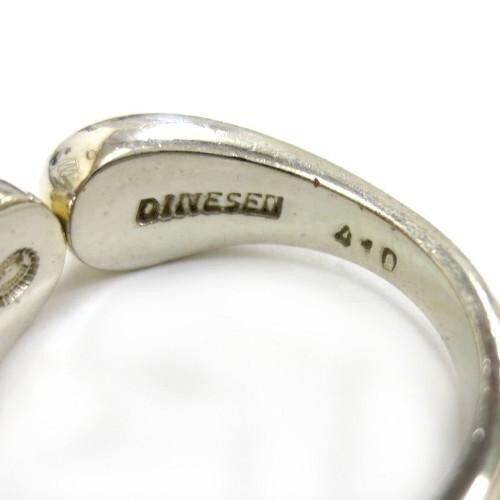 Georg Jensen 410 Double Drop Ring Silver Mercy Size US 5.25 S925 vintage Denmark | eBay