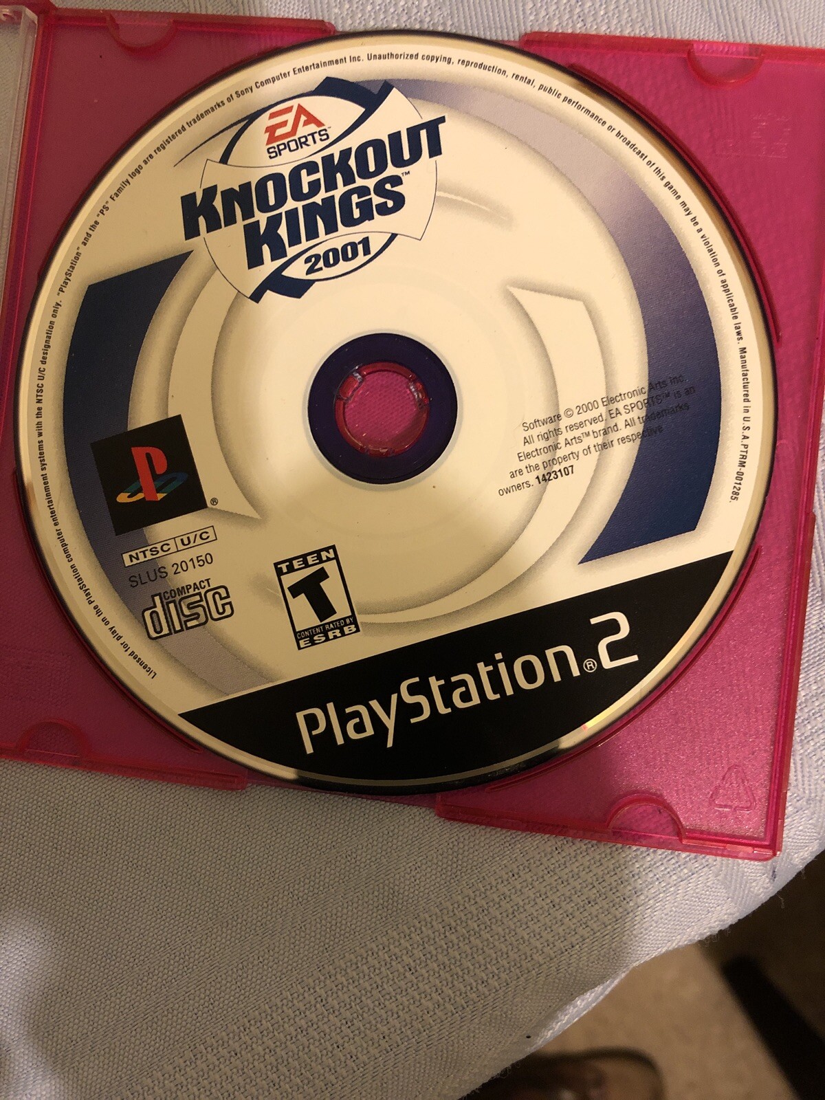 Knockout Kings 2001 PS2 Disc Only Tested Sony PlayStation 2 Ps2 Game ...