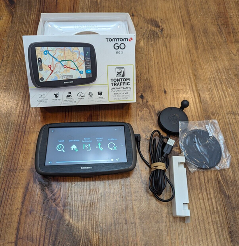 TomTom Go 60 S 3D Maps 6" Portable Vehicle GPS -USA- CAN- MEX ...