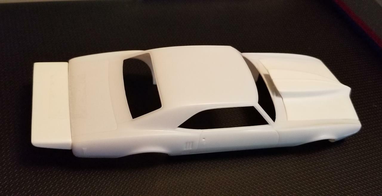 Resin Rear Spoiler & Outlaw Hood Combo for '68 Pontiac Firebird Revell ...