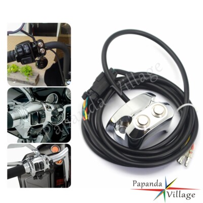 Legend Chrome Motorcycle Handlebar Air Suspension Switch Control For ...