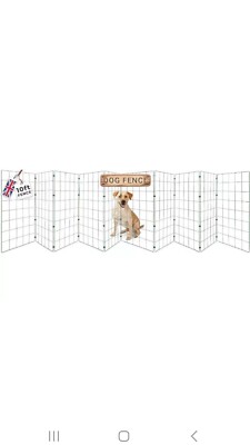 P Dot Wolf Dog Pen - 10ft Flexible Fence Outdoor & Indoor, | eBay UK
