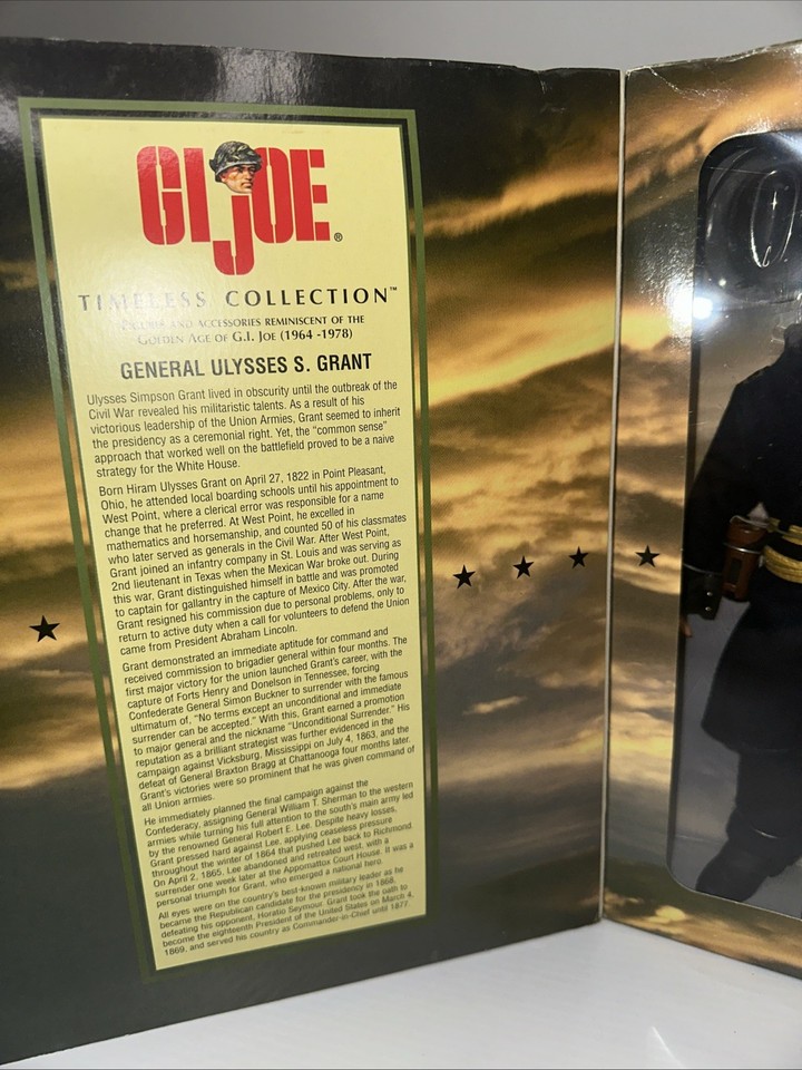 1998 GI Joe Timeless Collection General Ulysses S Grant Civil War ...
