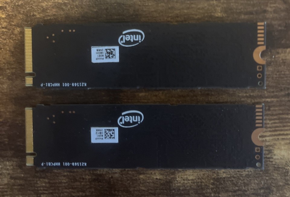 Lot Of 2 SSD Storage Chips, 256GB, PCIe, NVMe, 3.3 V | eBay