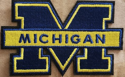University of Michigan Wolverines embroidered Iron on patch | eBay