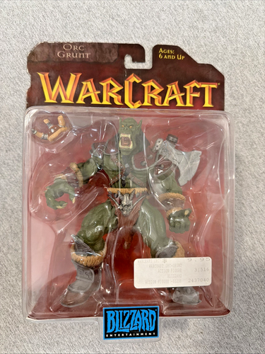 WARCRAFT Orc Grunt Action Figure Sealed Vintage Blizzard Toy ...