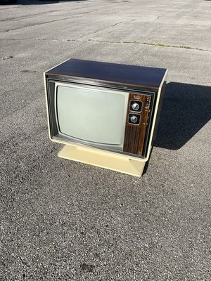Vintage 1970s Atomic Zenith Chromacolor II Television | eBay
