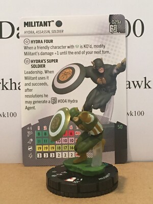 Heroclix Militant 029a Marvel Avengers 60th Anniversary Rare 29a 029 a ...