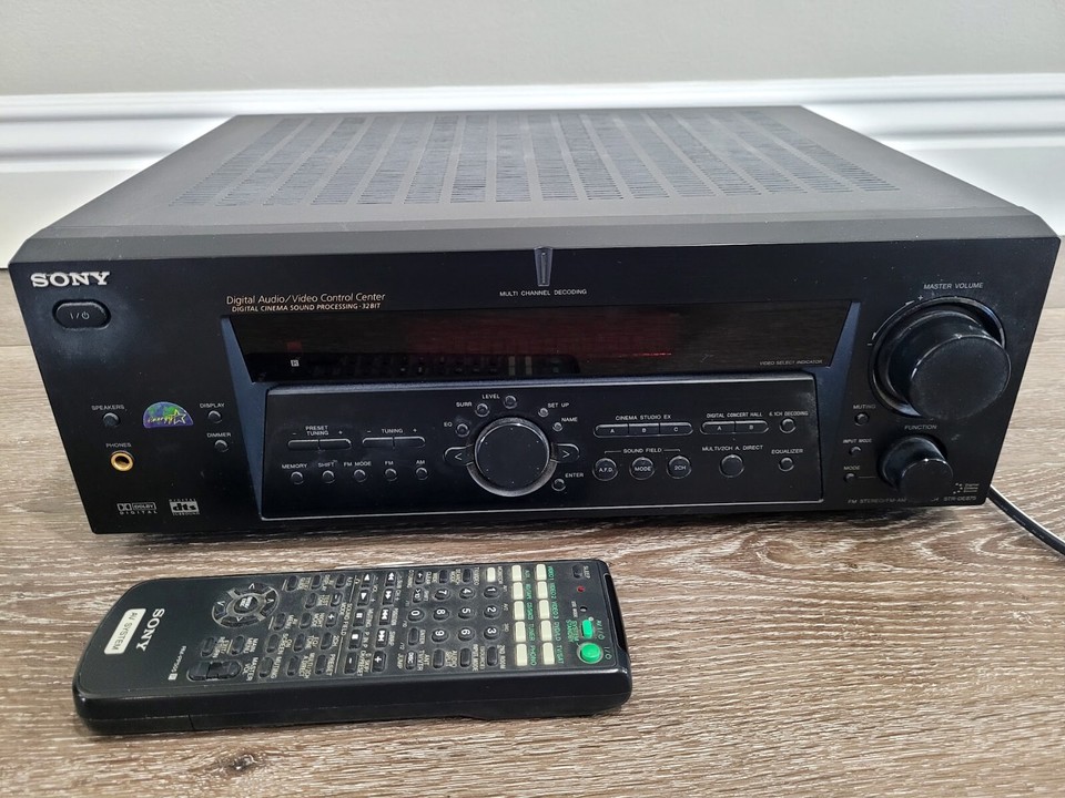 Sony STR-DE875 Surround 5.1 Receiver HiFi Stereo Phono Bundle Remote ...