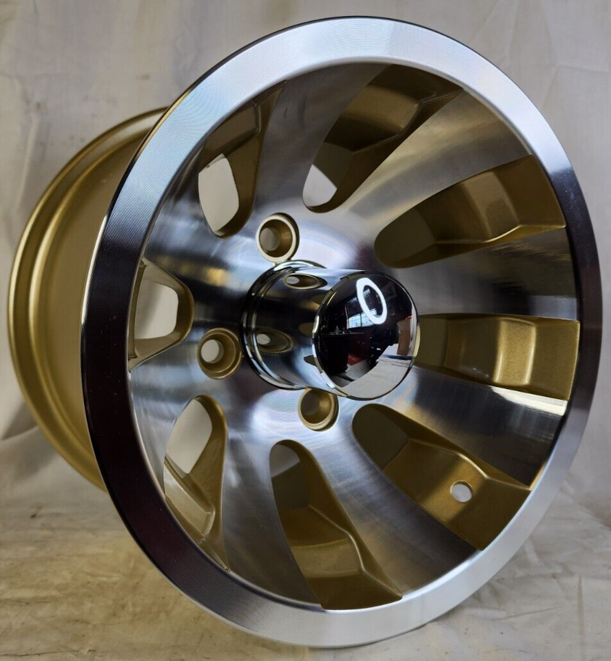 10x7 4/4 Aluminum Golf Cart Rims Wheels for Ez-Go Club Car Yamaha ...