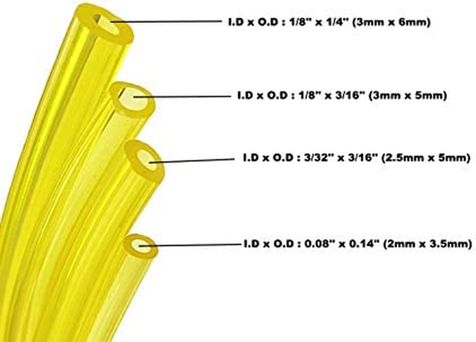 DFSFDS Fuel Line Hose Tube Fits for Chainsaws, Blowers, Pressure ...