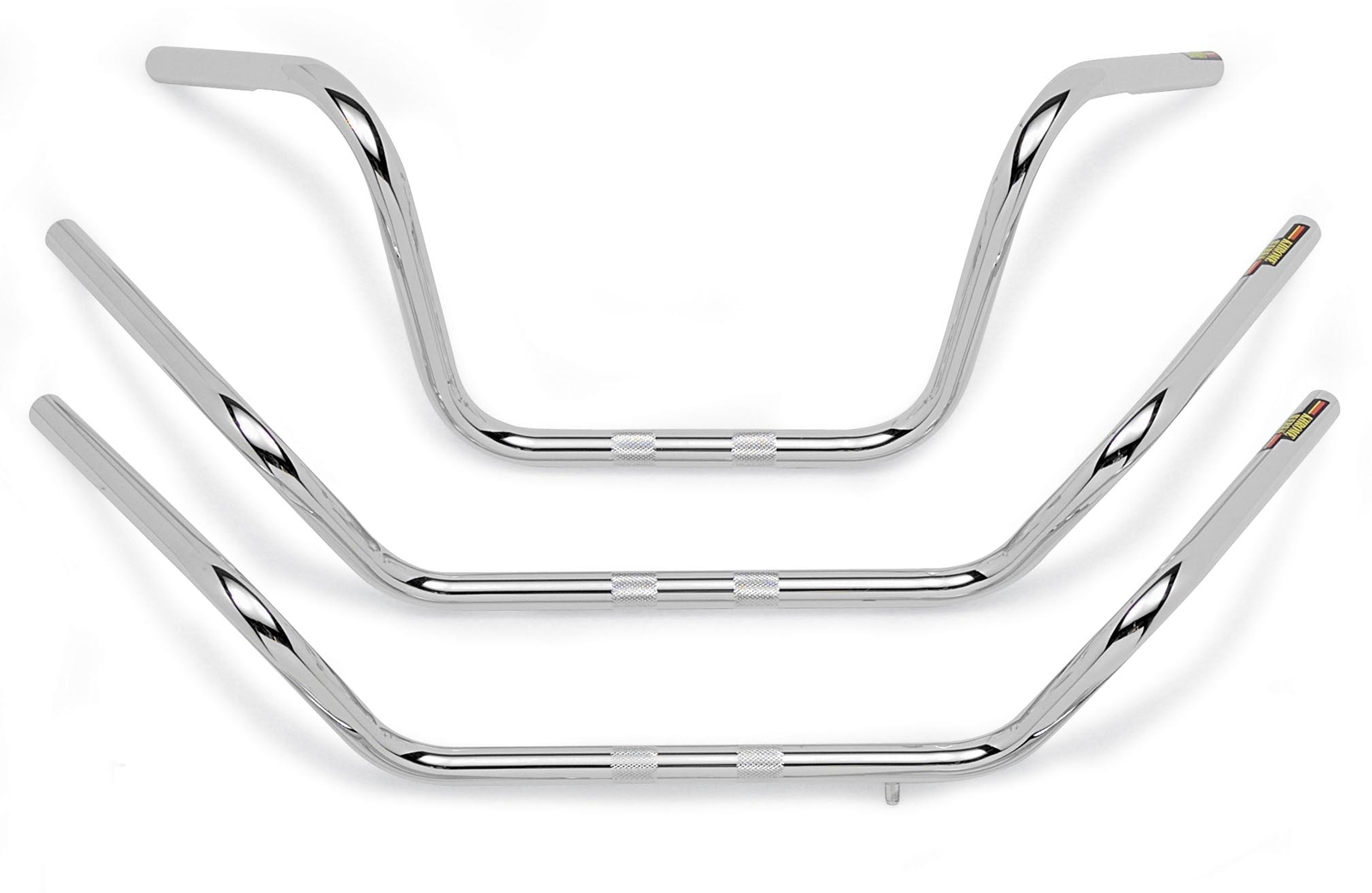 Khrome Werks 1in. Handlebar Low-Rise Drag Bar (Dimpled) - Chrome 300915 ...