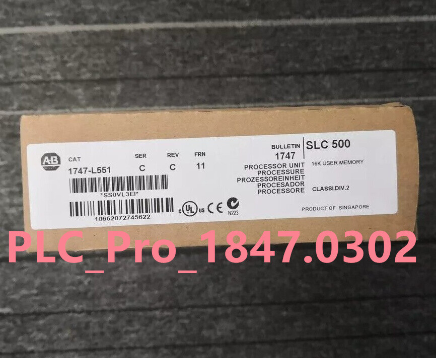 1PCS New Allen Bradley 1747-L551 SER C SLC 500 5/05 CPU Processor Unit ...