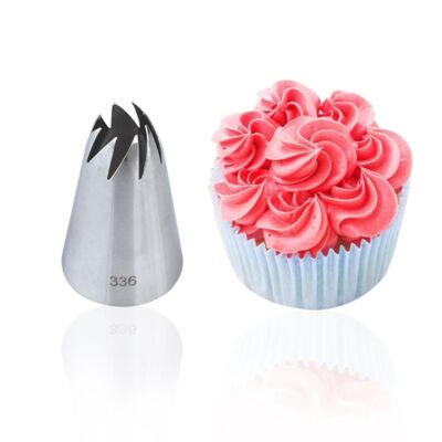 Stainless Steel Ice Cream Tool Icing Piping Nozzles Cake Decorating ...