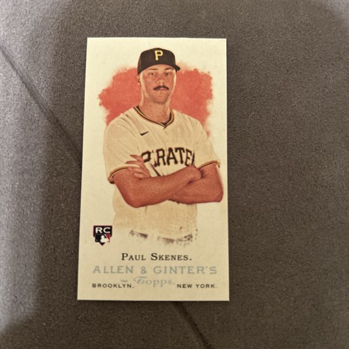 ⚾️ PAUL SKENES 2024 TOPPS ALLEN AND GINTER MINI ROOKIE CARD RC SSP RD11 ...
